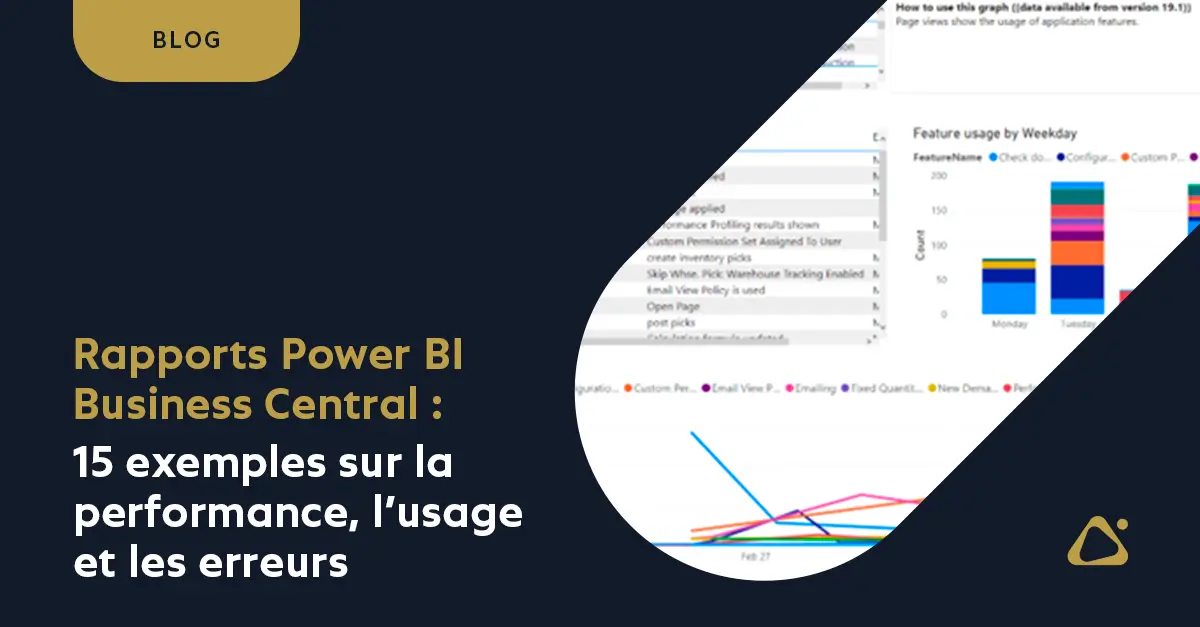Rapports Power BI Business Central : 15 exemples sur la performance, l’usage et les erreurs