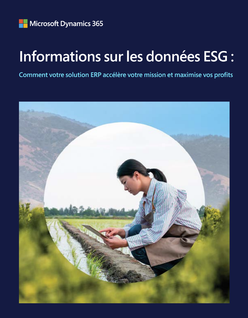 Comment l'ERP Microsoft optimise vos performances ESG ? | COSMO CONSULT