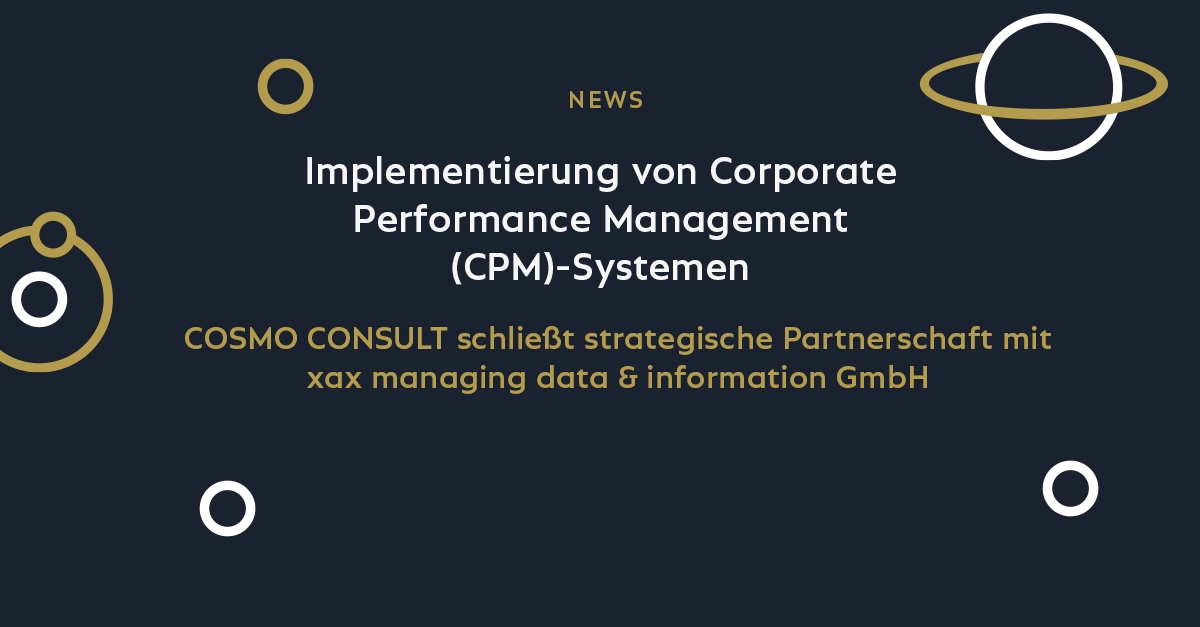 COSMO CONSULT schließt strategische Partnerschaft mit xax | COSMO CONSULT