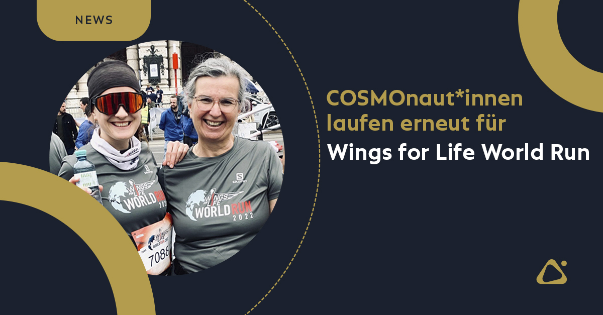 COSMOnaut*innen laufen erneut für Wings for Life World Run | COSMO CONSULT