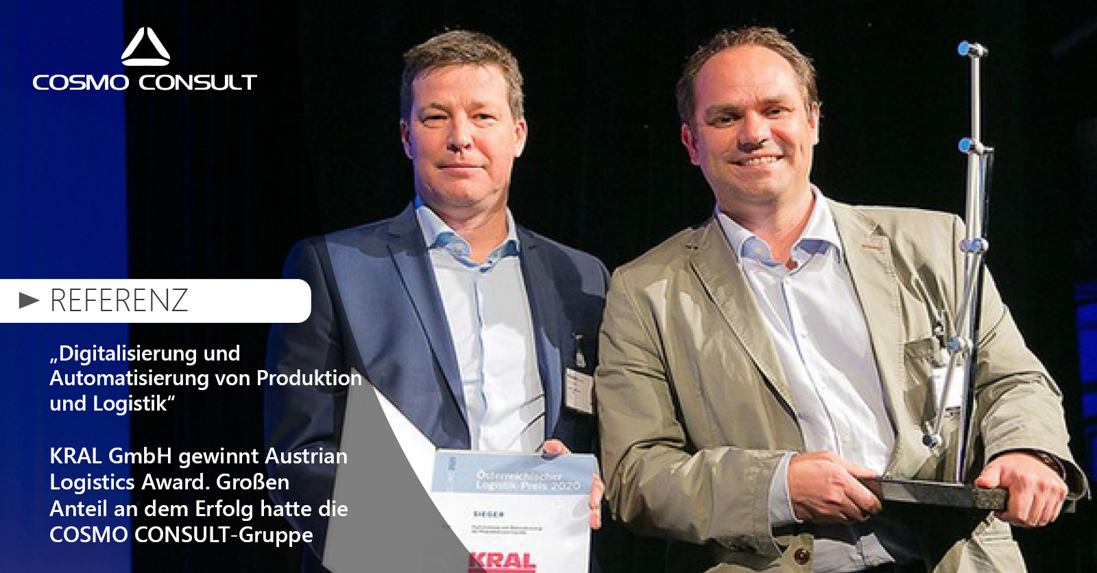 COSMO CONSULT-Projekt gewinnt Austrian Logistics Award | COSMO CONSULT