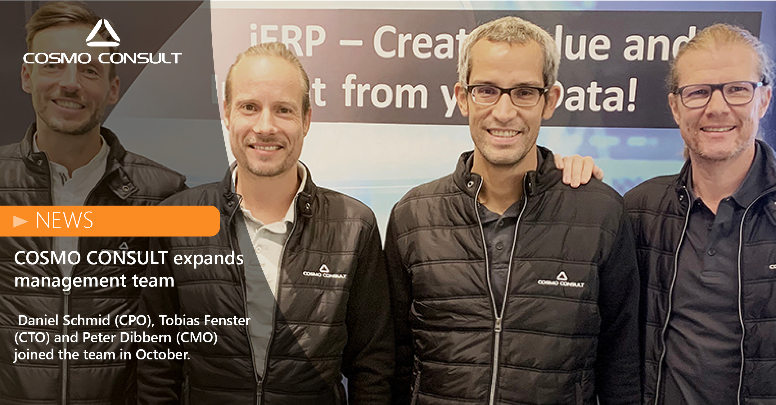 COSMO CONSULT expands management team