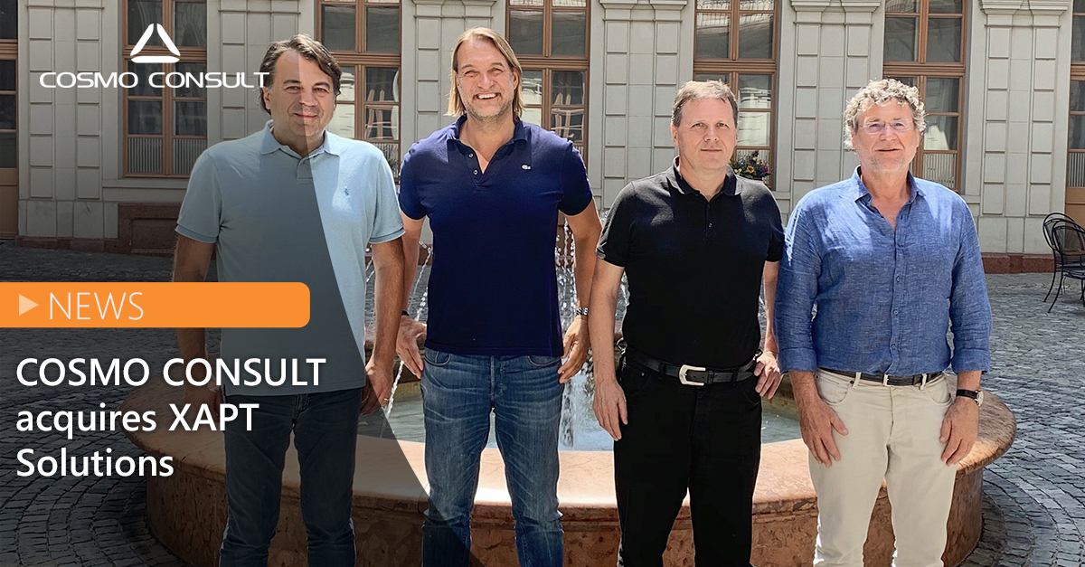 COSMO CONSULT acquires XAPT Solutions | COSMO CONSULT