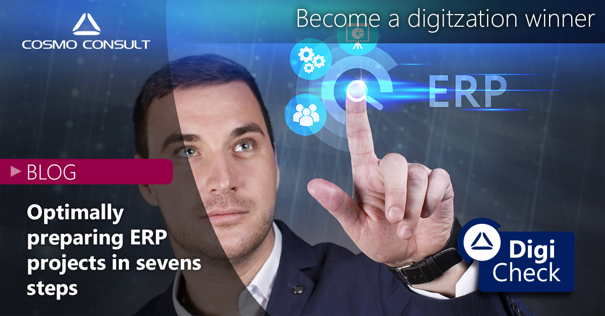 Optimally preparing ERP projects in sevens steps | COSMO CONSULT