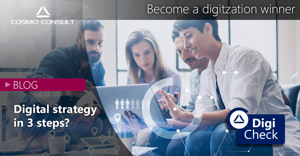 Digital strategy in 3 steps? | COSMO CONSULT